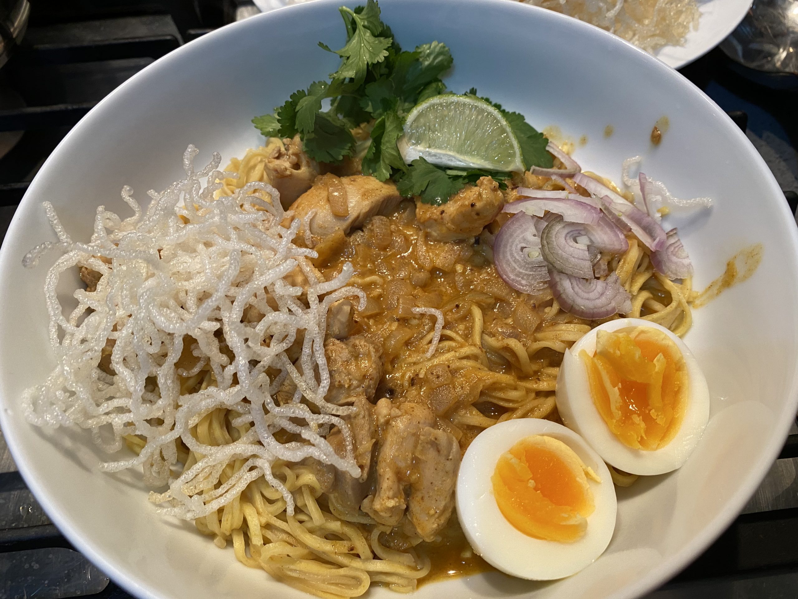 Burma- Coconut Chicken Noodles Recipe - Where in the World is Lianna