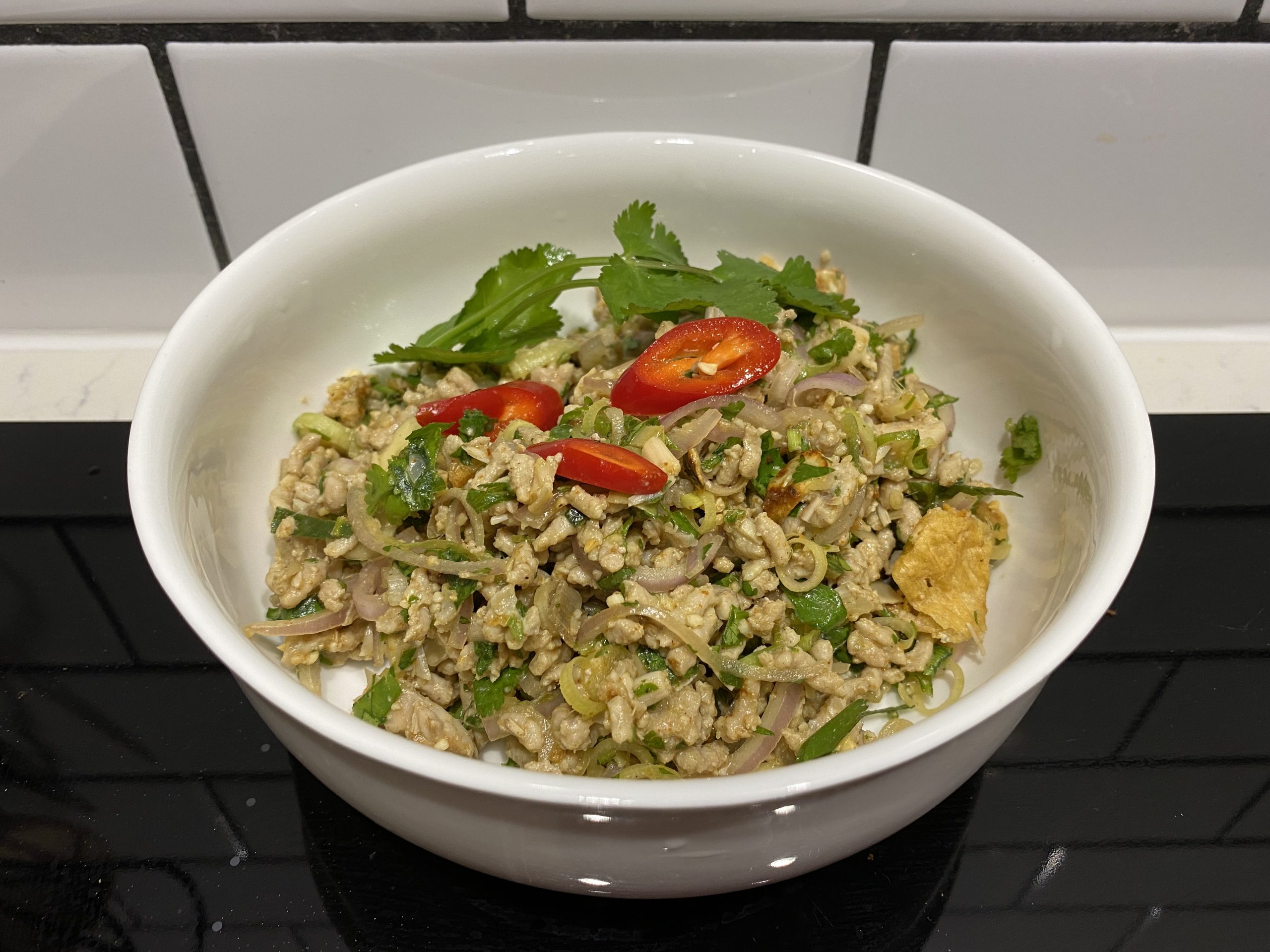 Laos- Pork Larp Salad Recipe - Where in the World is Lianna